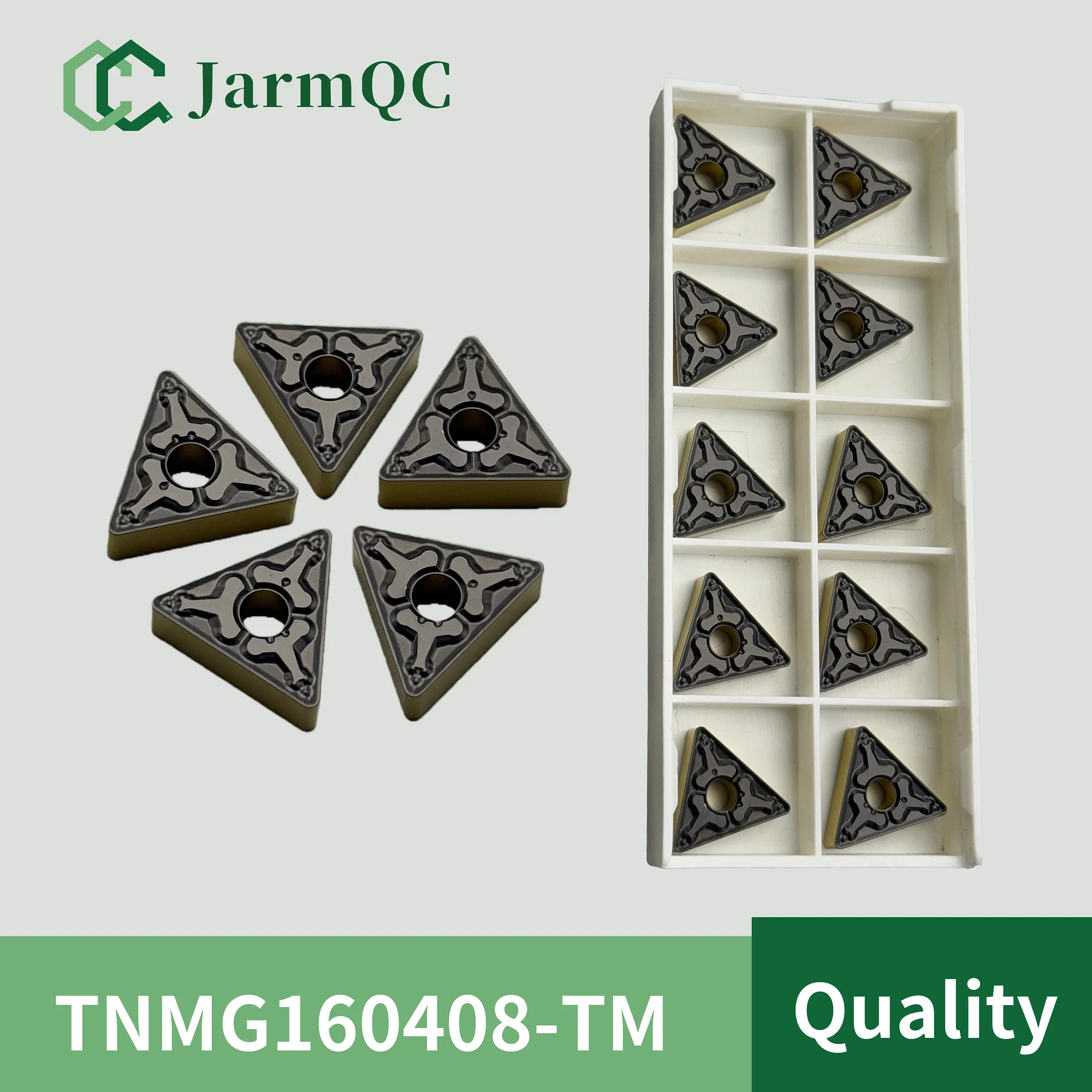 JarmQC CNC Carbide Inserts TNMG160408 TNMG332 for Metal Lathe Cutting ...