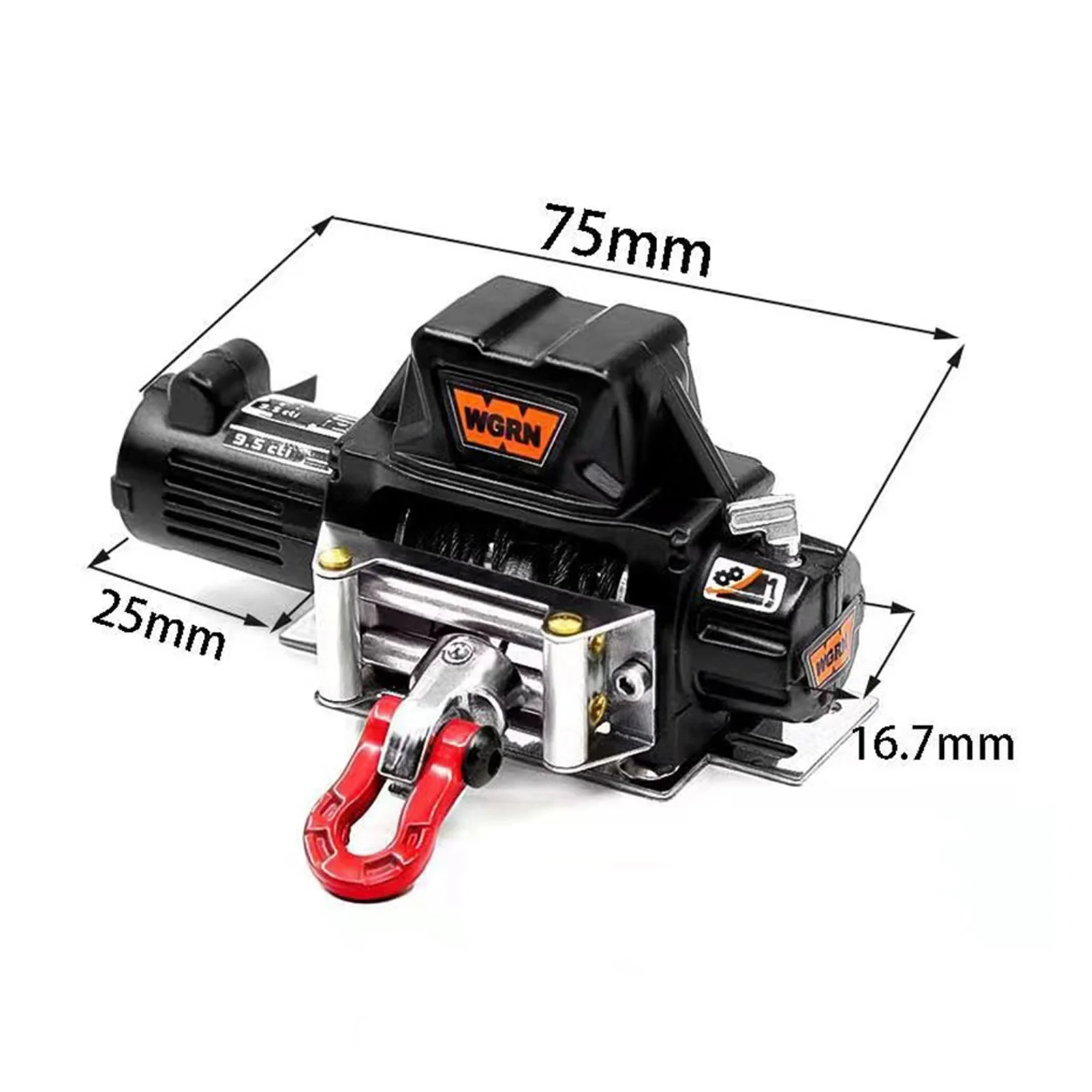 Derek listrik logam & pengendali jarak jauh untuk 1:10 TRX4 Axial SCX10 ...