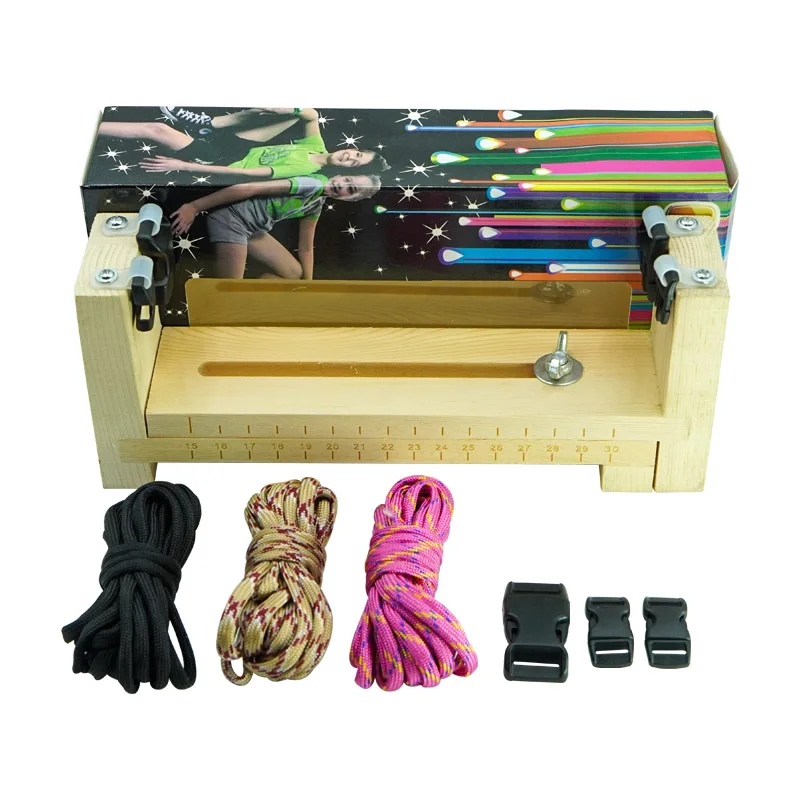 Adjustable-Length-Paracord-Jig-Set-DIY-Craft-Bracelets-Tool-Lanyard ...