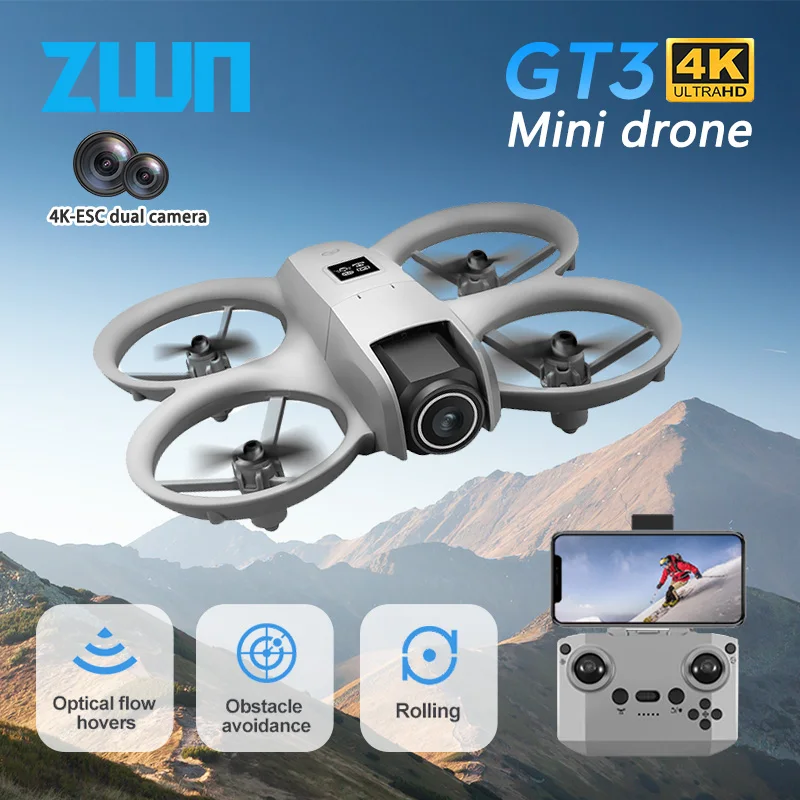 GT3 GPS Mini Drone With 8K Aerial HD Dual Camera 5G WIFI Obstacle ...