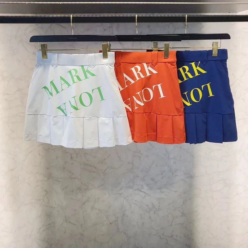 여성용 스커트 골프 짧은 치마 한국어 버전 편안한 통기성 슬리밍 패션 아웃도어 스포츠 캐주얼 플리츠 스커트 2023