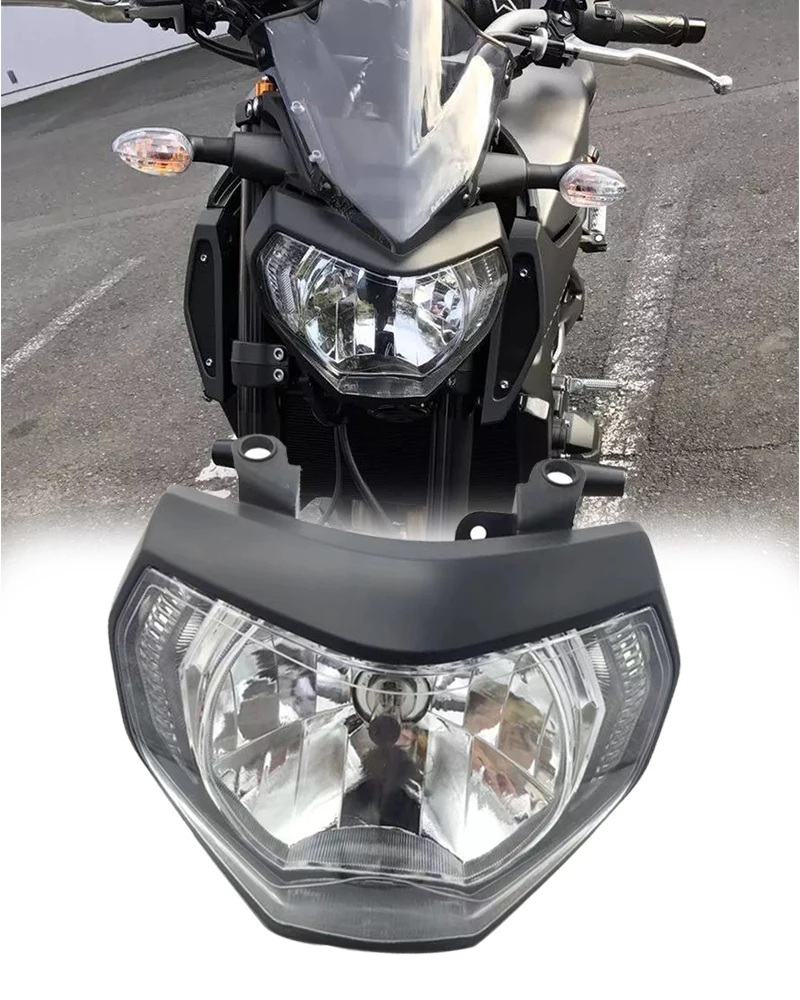 Motorcycle-Part-MT09-Front-Lamp-White-Light-Headlamp-Headlight-H4 ...