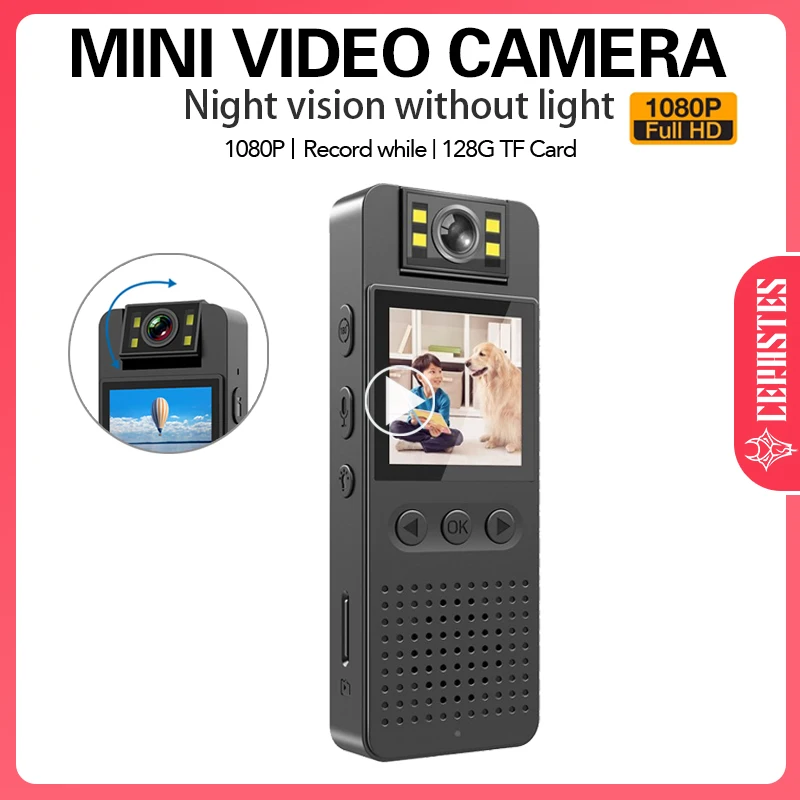 2024-NEW-1080P-HD-Mini-Camera-with-LED-Screen-Small-Camcorder-Motion ...