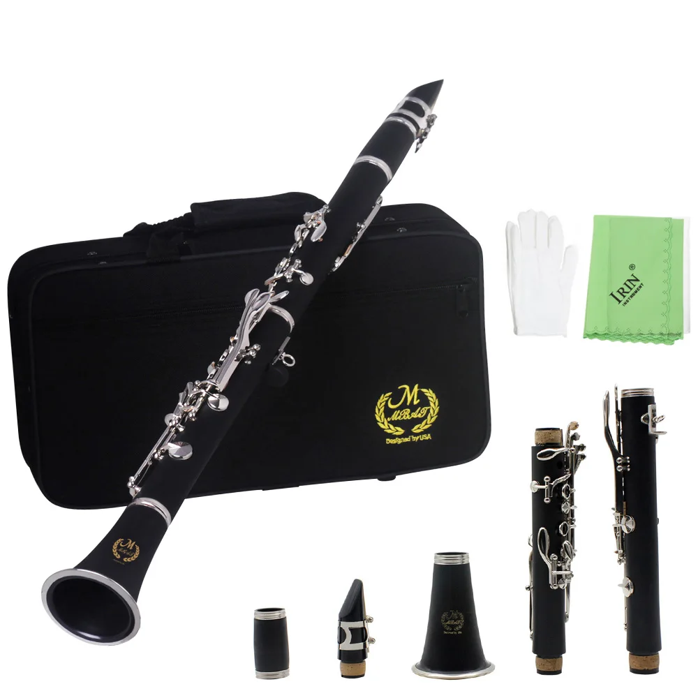 M-MBAT17-Keys-Clarinet-Professional-Bb-Clarinet-Barre-Instrument ...