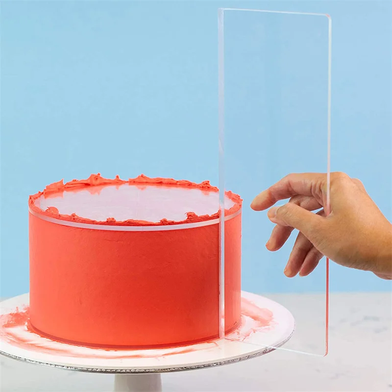Kitchen Tools Transparent Cake Cream Scraper Cake Making Scraper ...