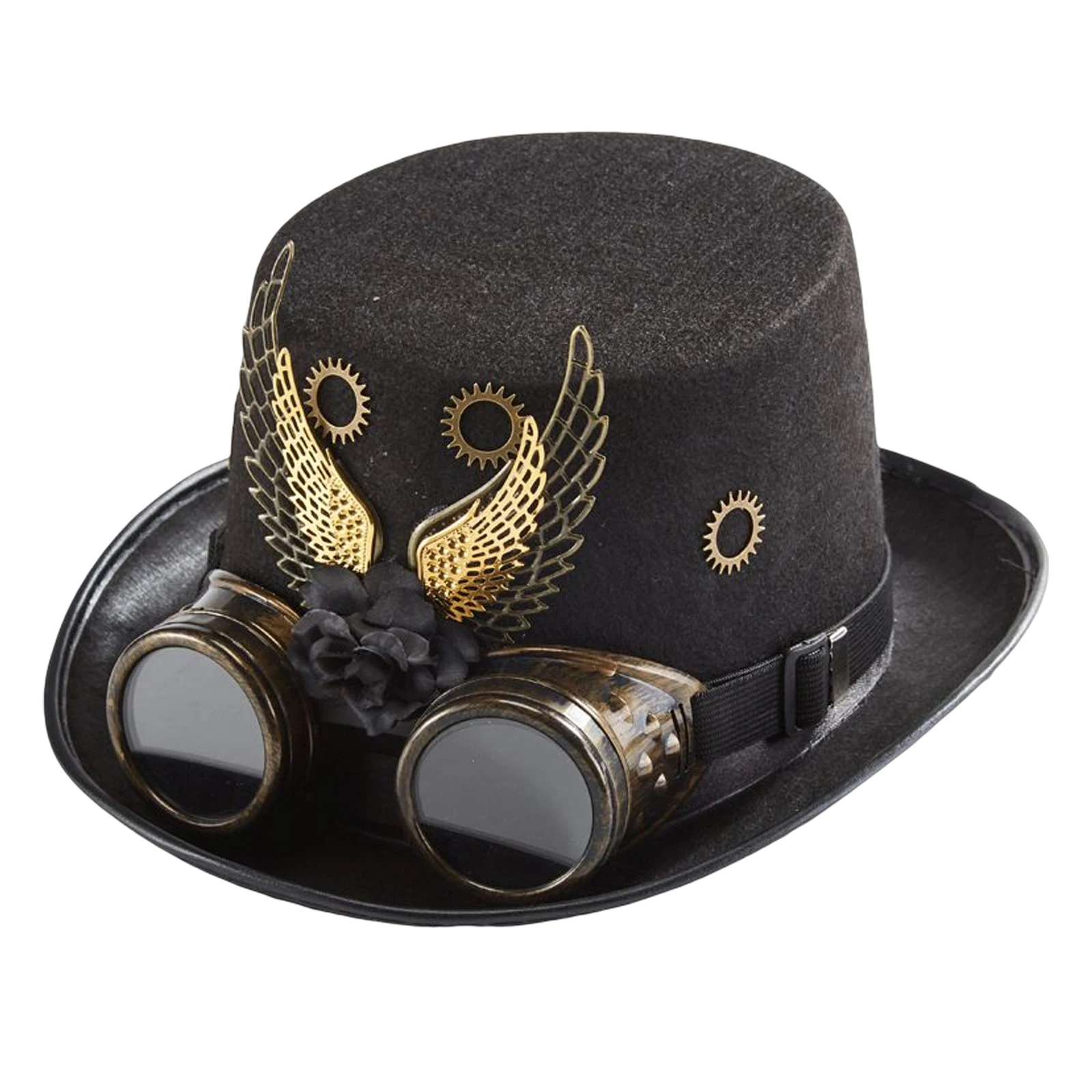 Steampunk Goggles Hat