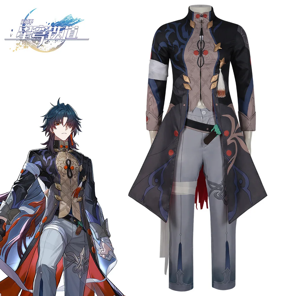 Jogo-Honkai-Star-Rail-Blade-Cosplay-Traje-Stellaron-Hunters-peruca ...