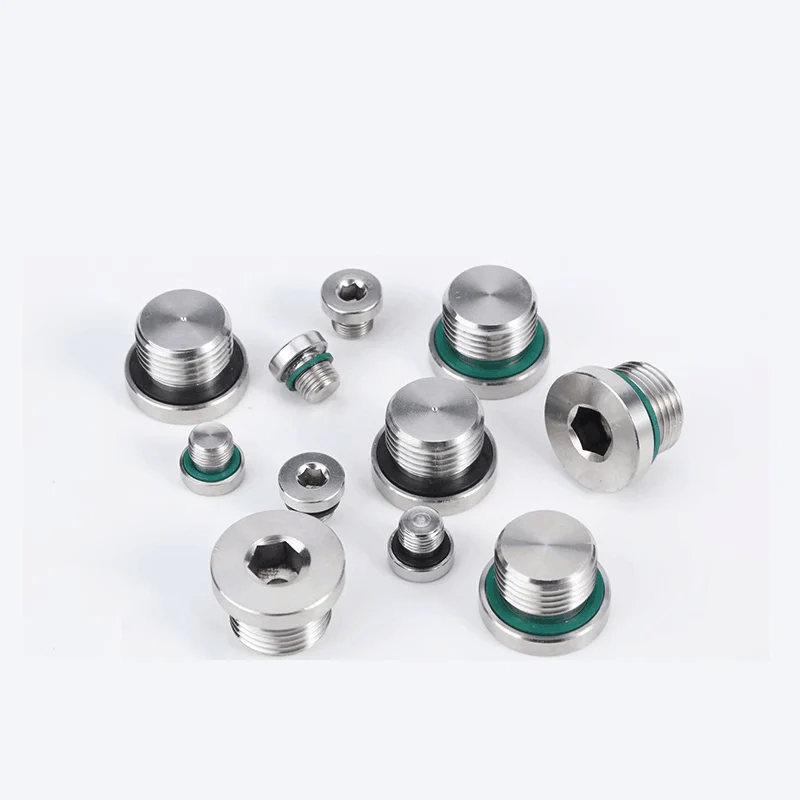 304-316-Stainless-Steel-BSP-Metric-Male-Thread-Hex-Socket-ED-End-Cap ...