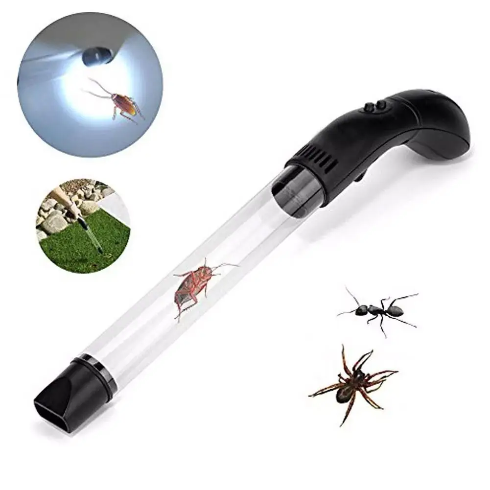 Portable Insects Catcher Suction Trap Tube Handheld Bug Fly Vacuum ...