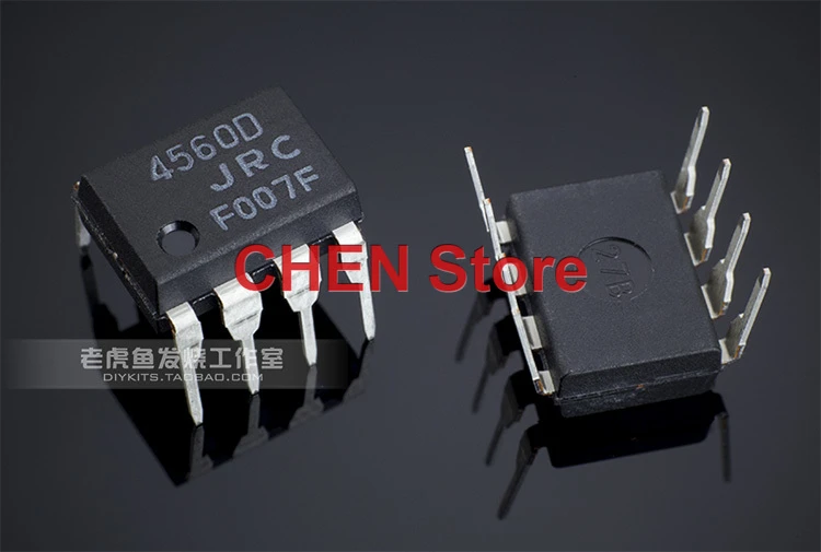 10pcs Japan Jrc Njm4560d Dip-8 Audio Two-operational Amplifier 4560d ...