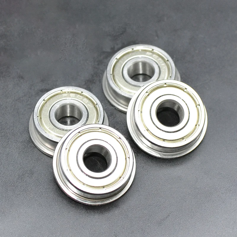 10PCS F603ZZ F606ZZ F609ZZ Flange Bearing Deep Groove Ball Bearings ...