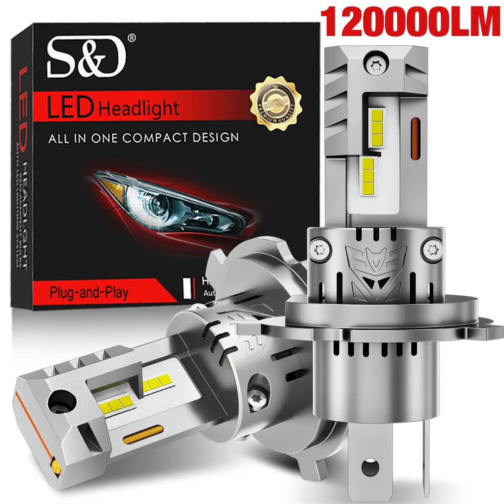 120000LM-H4-LED-Headlight-Bulbs-Canbus-H7-Led-3570-CSP-High-Low-Beam ...