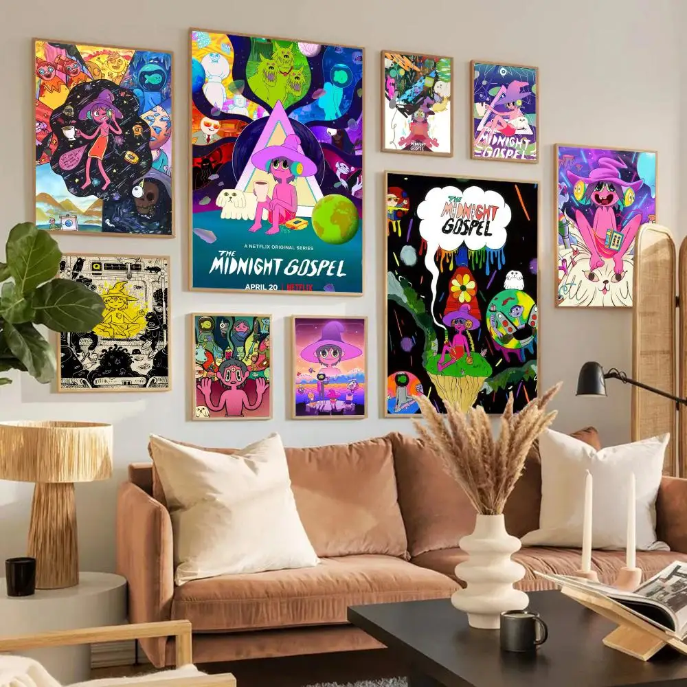 The-Midnight-Gospel-Poster-Sticky-Posters-Retro-Kraft-Paper-Sticker-DIY ...