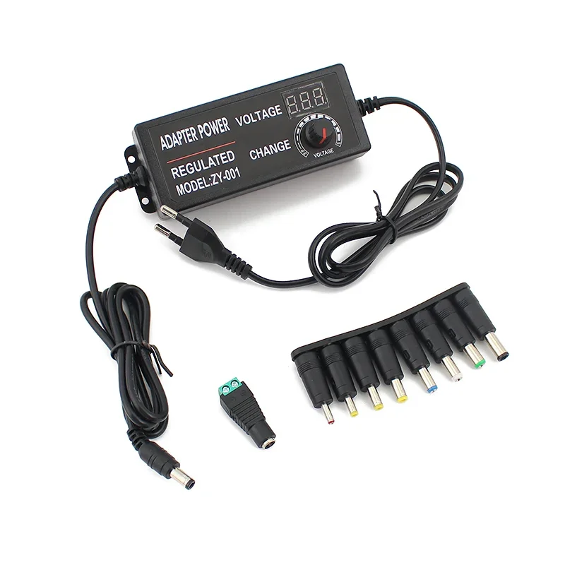 AC-Adjustable-Power-Supply-3V-24V-3A-AC-DC-with-9-Plug-Connect ...