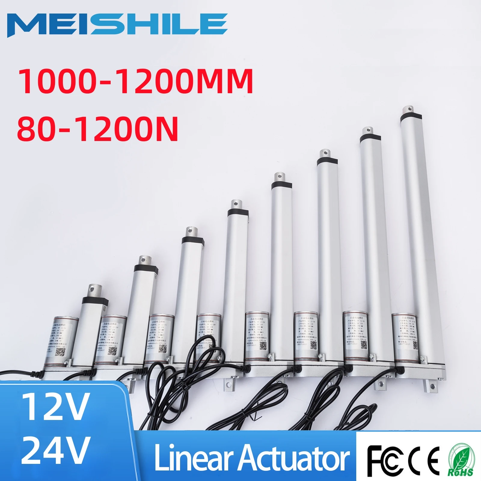 Actuador-lineal-de-cc-12V-24V-Motor-el-ctrico-1000N-accionamiento-lineal-alternativo-de-1000mm ...