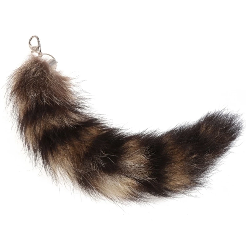 for-Key-Ring-Raccoon-Coat-Tails-Chain-Keychain-Keyring-Gift-New-Tails ...