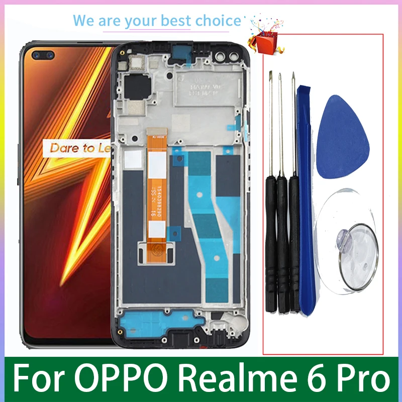Para-oppo-realme-6-pro-display-lcd-original-com-quadro-tela-de-toque ...