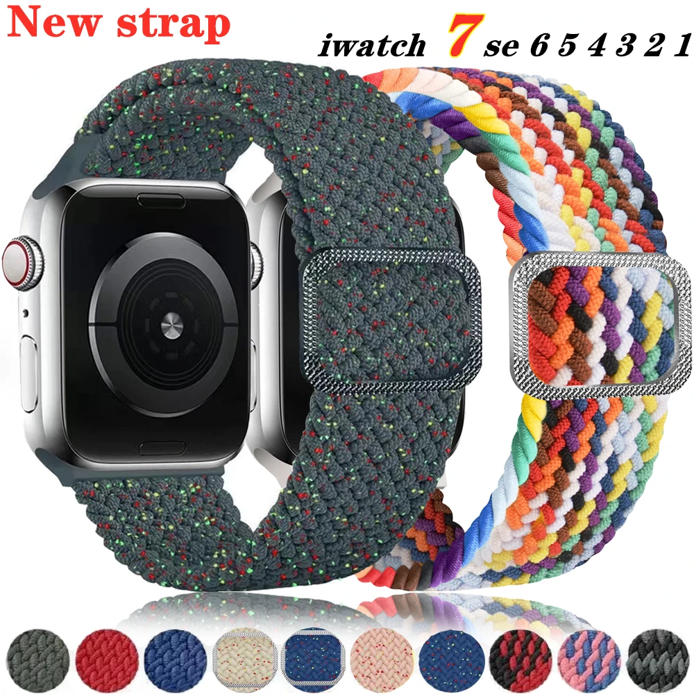 Nylon-Strap-For-Apple-Watch-Band-41mm-45mm-42mm-44mm-40mm-38mm-New ...