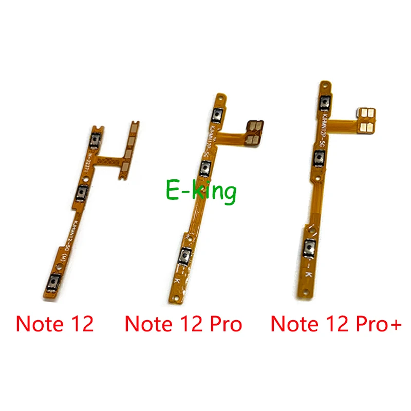 10PCS-For-Xiaomi-Redmi-Note-12-Pro-Plus-Power-On-Off-Volume-Switch-Side ...