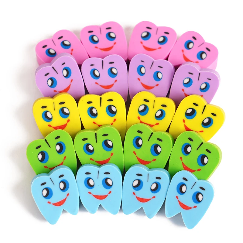 Dental-Creative-Teeth-Shape-Erasers-Lovely-Cartoon-Rubber-Eraser ...