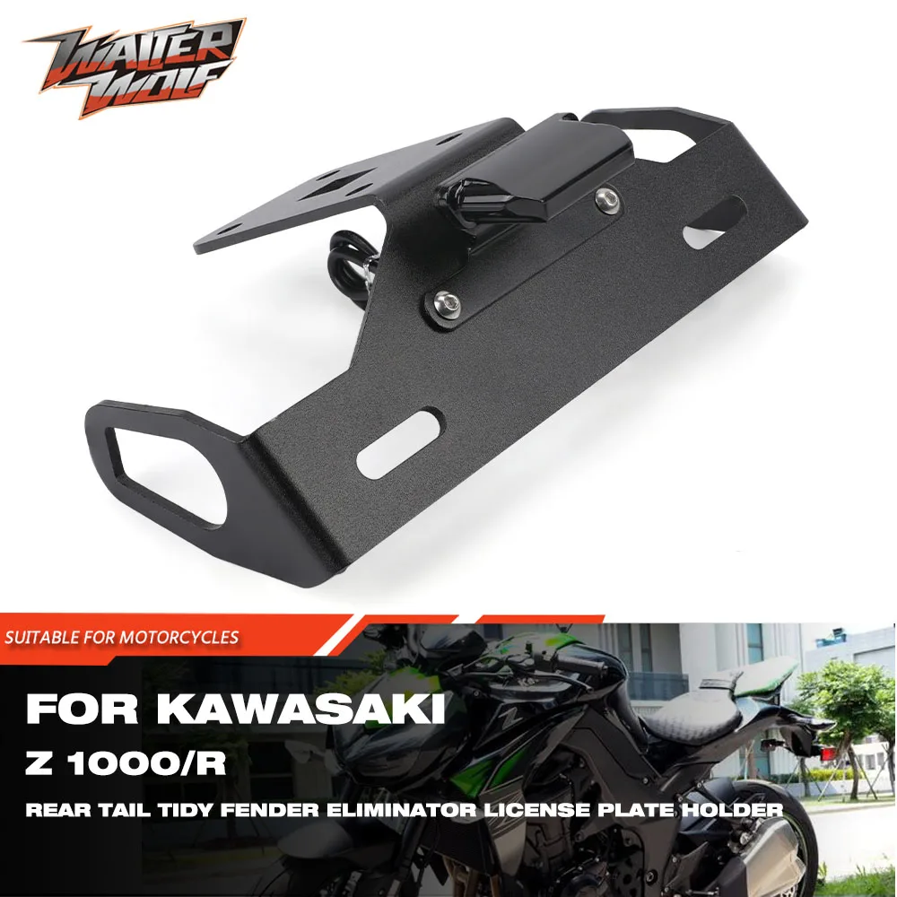 Motorcycle-License-Plate-Holder-For-KAWASAKI-Z1000-R-Z1000R-Rear-Tail ...