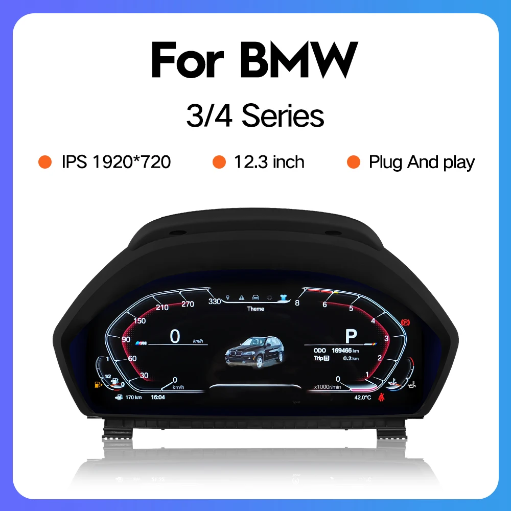 Factory Supply Digital Cluster Dashboard For BMW 3 4 Series F30 F31 GT ...