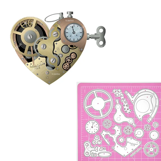 Steampunk Heart Clock