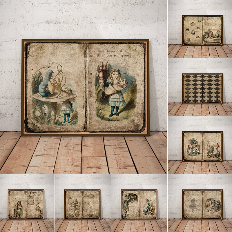Vintage Alice In Wonderland Art