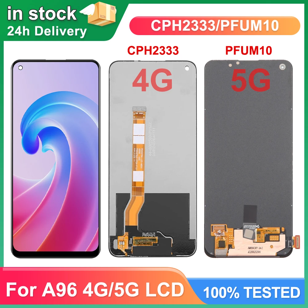 6.59'' For OPPO A96 4g CPH2333 LCD Display Touch Screen Digitizer ...