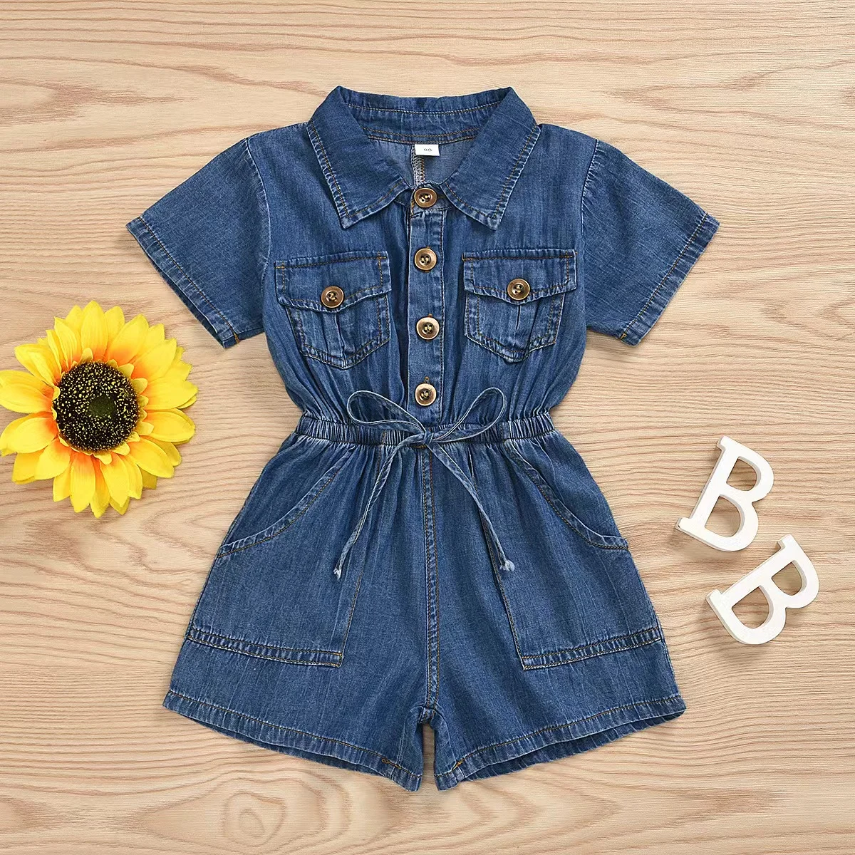 2024-Baby-Summer-Clothing-Toddler-Kid-Baby-Girl-Romper-Short-Jumpsuit ...
