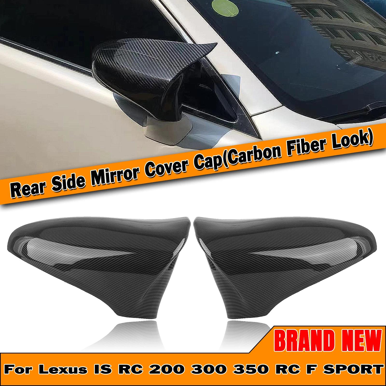 For Lexus IS200 250 300 RC 200 300 350 RC F SPORT IS CT ES LS GS Mirror ...