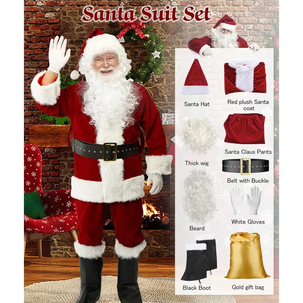 Santa-Suit-Christmas-Santa-Claus-Costume-for-Men-Women-Adult-Costume ...