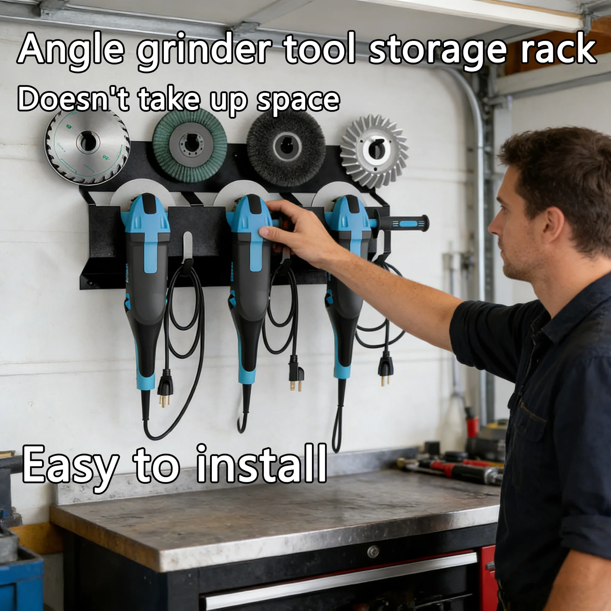 Wall Mount Angle Grinder Holder Angle Grinder Stand Angle Grinder Disc ...