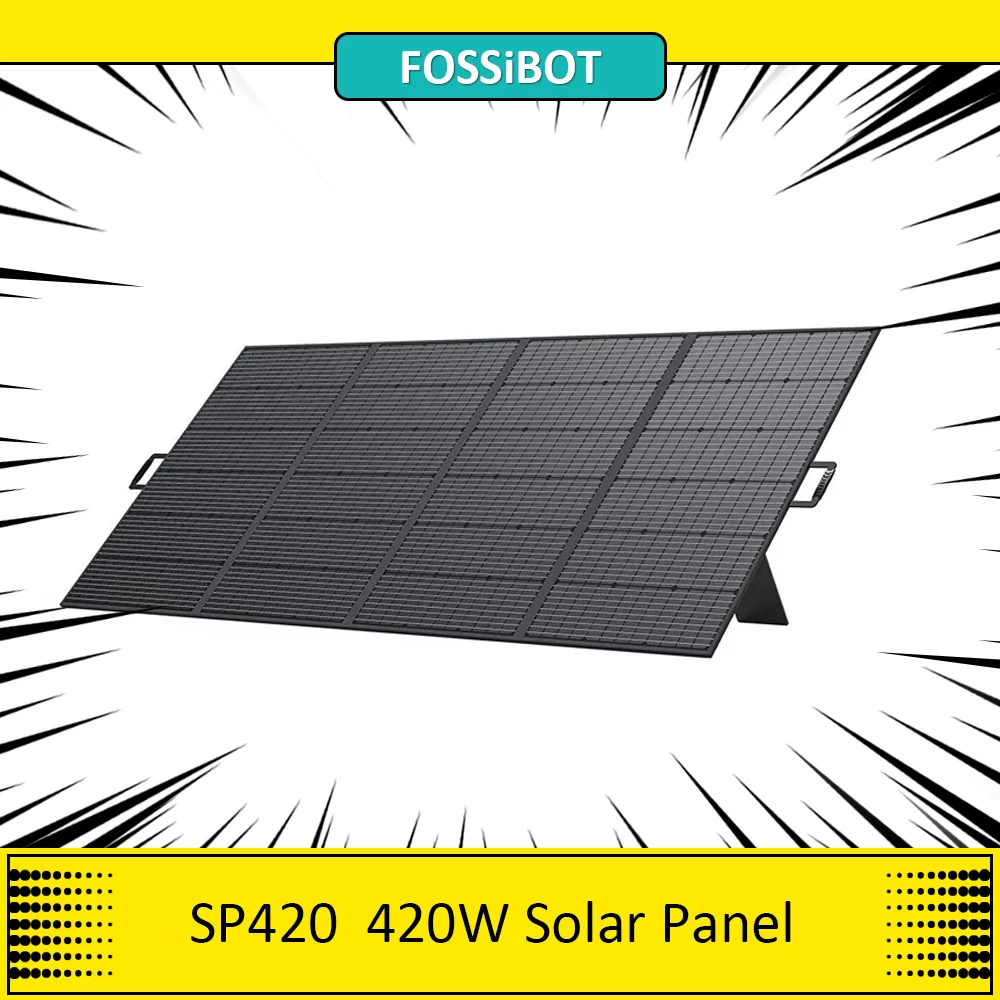 FOSSiBOT SP420 420W Fordable Solar Panel, 23.4% High Conversion ...
