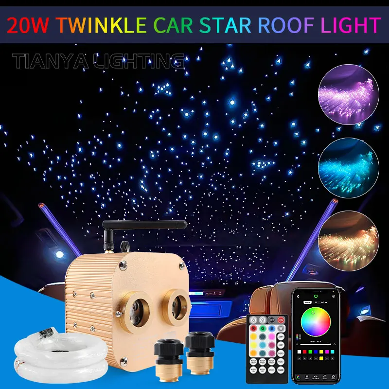 20W-Twinkle-Effect-Car-Star-Roof-Light-LED-Starry-Sky-Ceiling-Lights ...