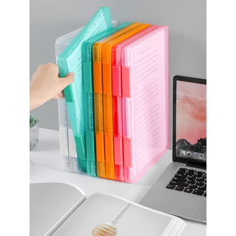 Simple Desktop Data A4 File Box, A5 Paper Receipt Transparent Color ...