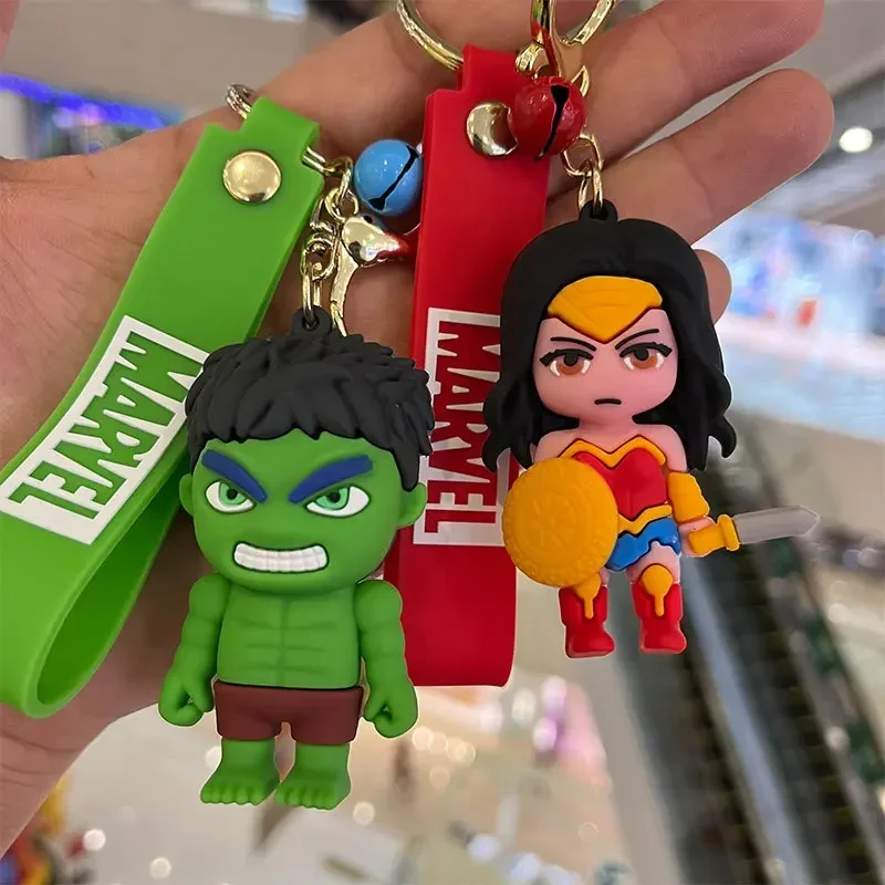 Superhero-Spiderman-Keychains-Cartoon-Spider-Man-Doll-Keyrings-Avengers ...