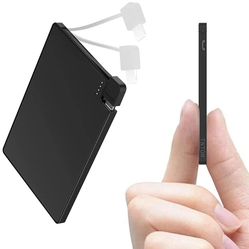 TNTOR-Power-Bank-portable-slim-4mm-mini-power-bank-2500mAh-built-in ...
