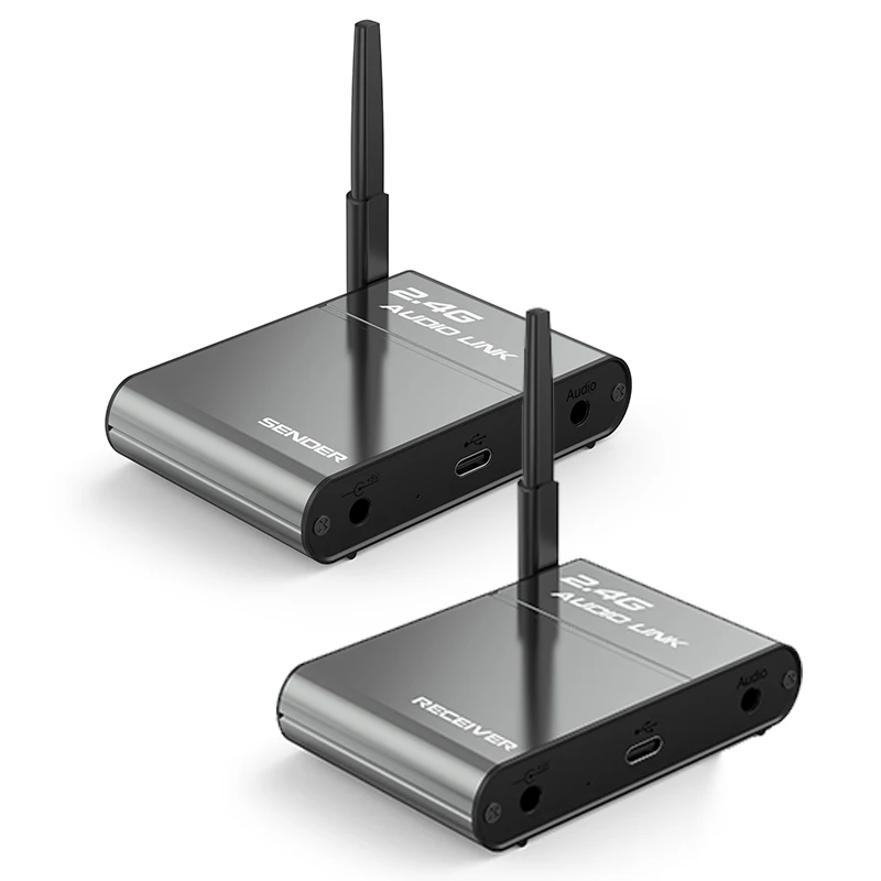 Audio extender splitter Wireless Audio Adapter Converter 150m 2.4GHz ...