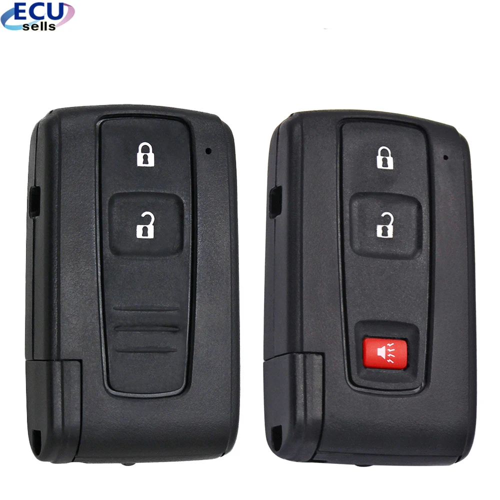 2/3 Buttons Remote Smart Car Key Cover For Toyota Prius 2004 2009 ...