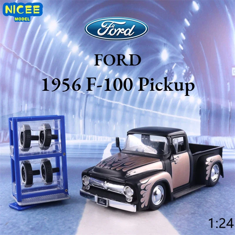 Ford-F-100-Diecast-Metal-Alloy-Pickup-Model-Car-para-crian-as-presente ...