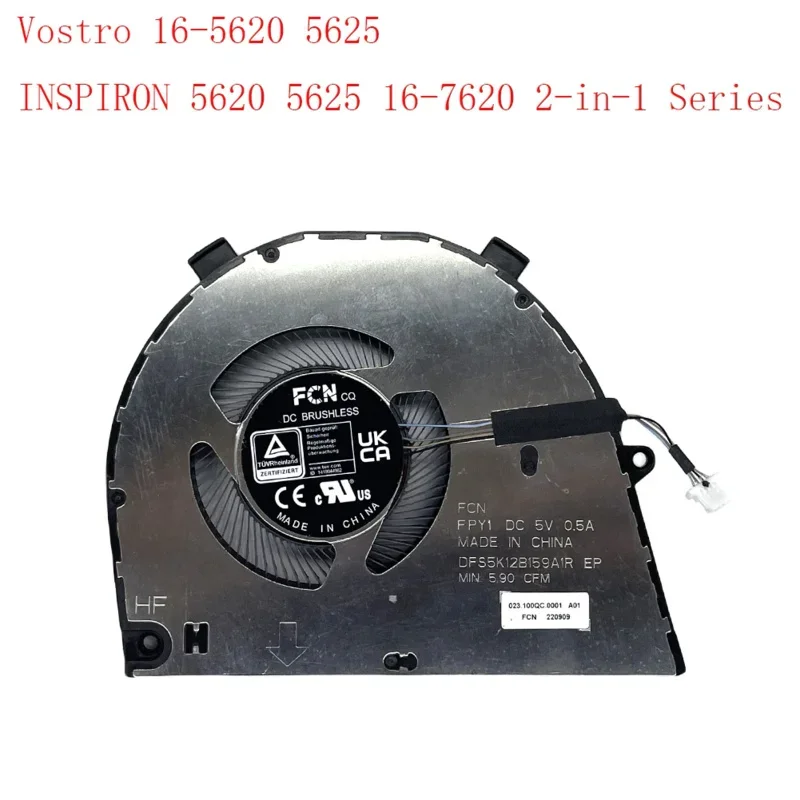 Replacement-CPU-Cooling-Fan-for-DELL-Vostro-16-5620-5625-INSPIRON-5620 ...