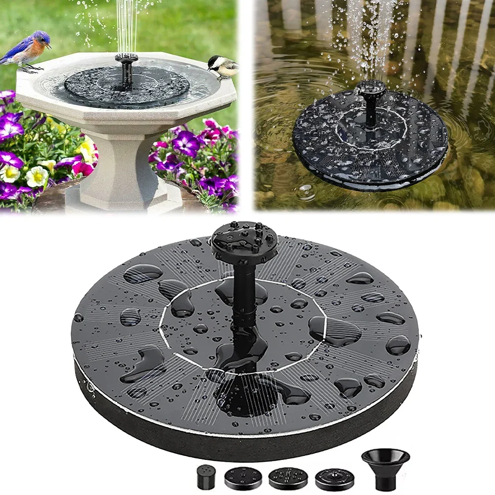 1W-Solar-Powered-Fountain-Pump-Lift-35-50CM-Free-Standing-Floating ...