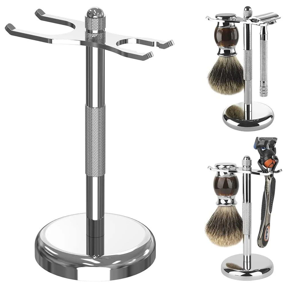 1pcs-Men-Razor-Holder-Stainless-Steel-Shaving-Brush-Stand-High-Quality ...