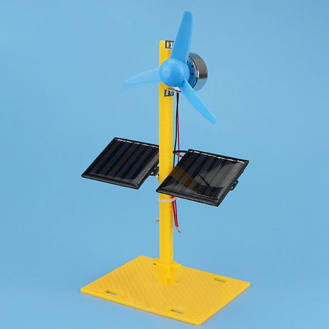 Technology Double Powered Solar Fan Science Gadgets - Mon Science