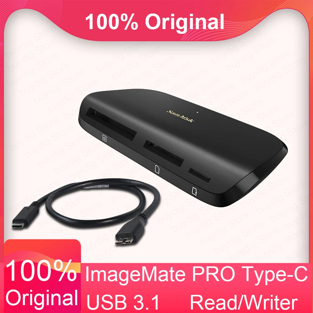 Memory-Card-Reader-USB-3-1-Reader-Imagemate-Pro-SDDR-A631-Multi-Card ...