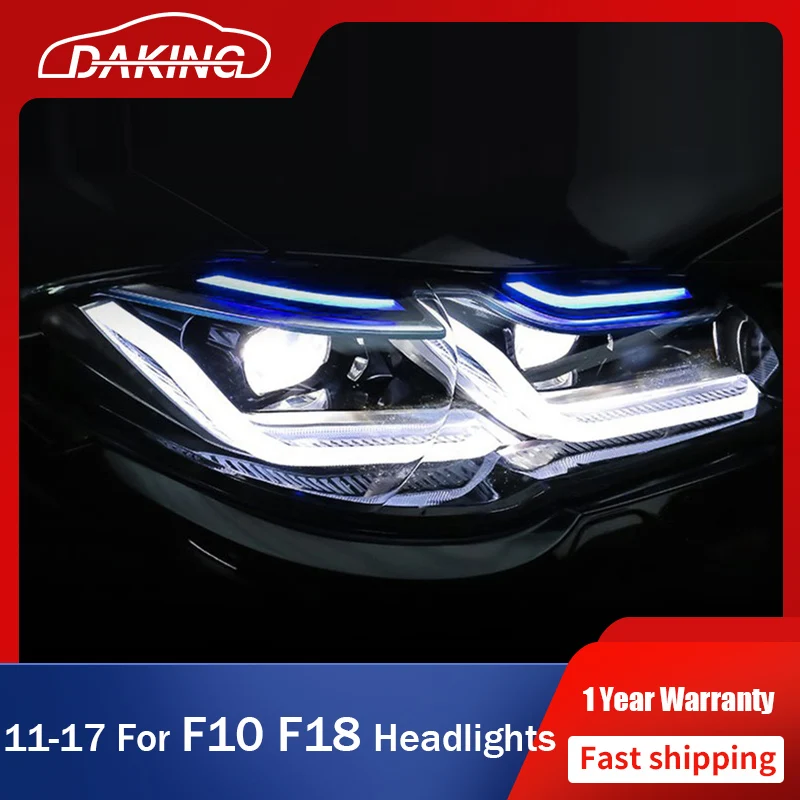 Car-Styling-Headlights-For-BMW-5-Series-F10-F18-2011-2017-Front-Lights ...