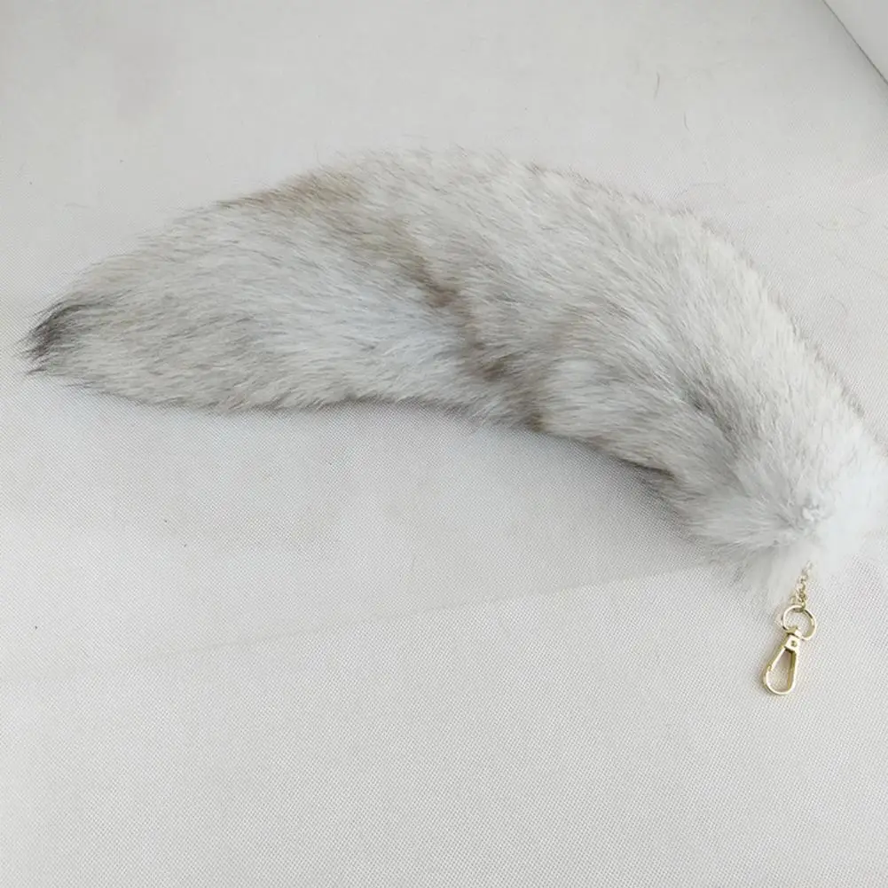 Imitation-Foxtail-Keychain-Cute-Fox-Tail-Keychain-Fluffy-Imitation ...
