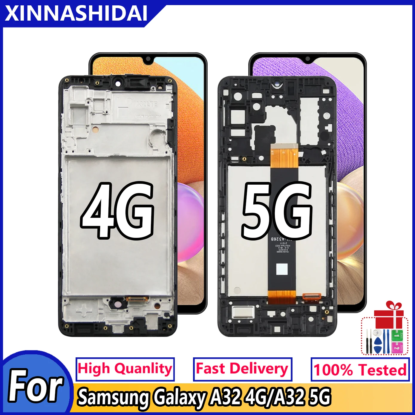 LCD For Samsung Galaxy A32 4G LCD SM A325F SM A325M Display Touch Screen Replacement For Samsung ...