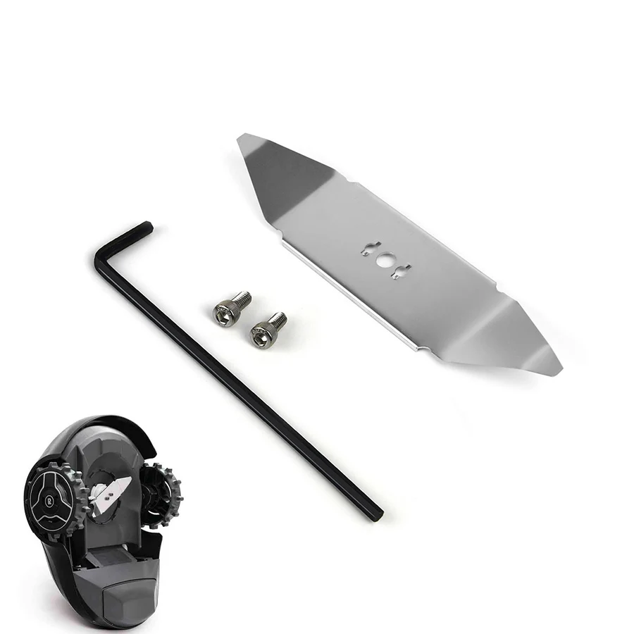 Stainless-Steel-Replacement-Knife-Blades-with-Hex-Key-Set-Garden-Lawn ...